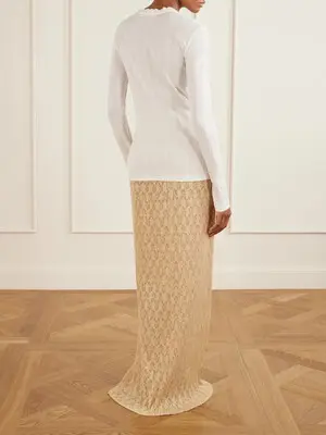 THE ROW Dantea Cotton-jersey T-shirt - Neutrals