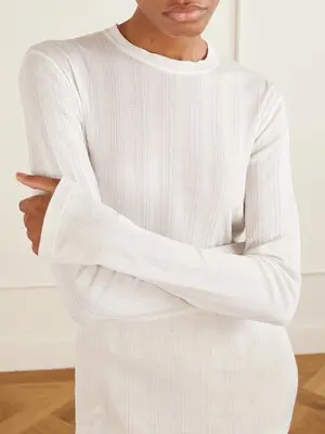THE ROW Dantea Cotton-jersey T-shirt - Neutrals