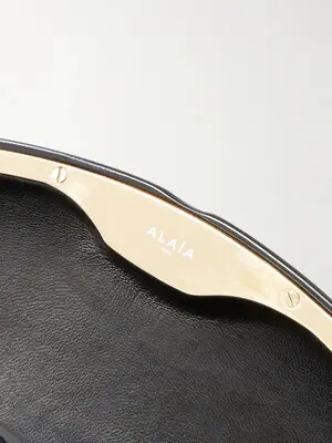 Alaïa Sculptural Minaudiere Resin Clutch
