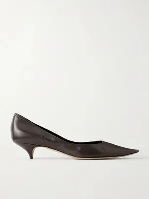 The Row Kitten Heel Pumps