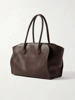 THE ROW Marlo 12 Leather Tote - Brown