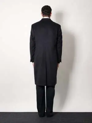 HEVO Cashmere Coat With Satin Lining