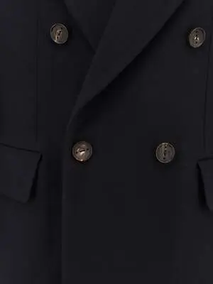 HEVO Cashmere Coat With Satin Lining