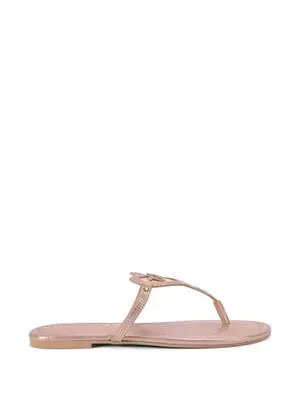 Kurt Geiger Crystal Heart T-bar Sandals - Pink