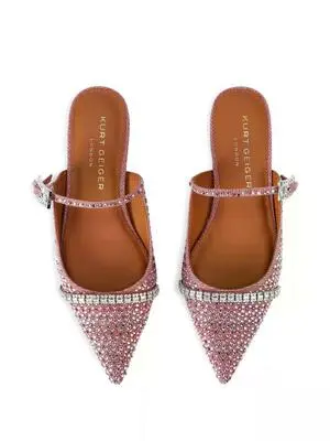 Kurt Geiger Crystal Embellished Flat Mules