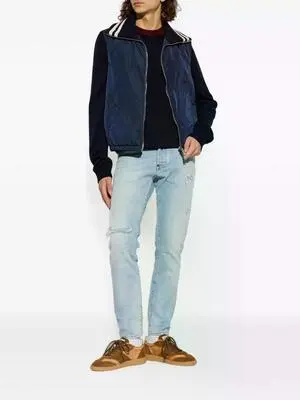 Dsquared2 Sleeveless Gilet With Stripe Trim