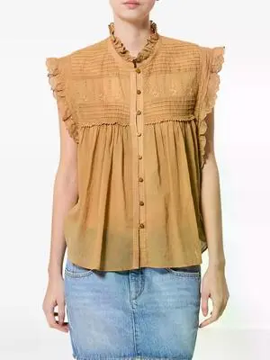 MARANT ETOILE Dersia" Sleeveless High Neck Top