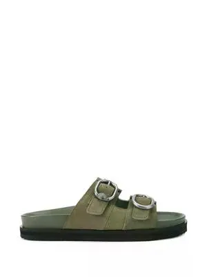 Kurt Geiger Buckle Strap Sandals - Green