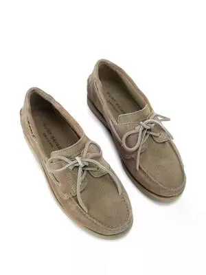 Kurt Geiger Suede Boat Shoes - Neutrals