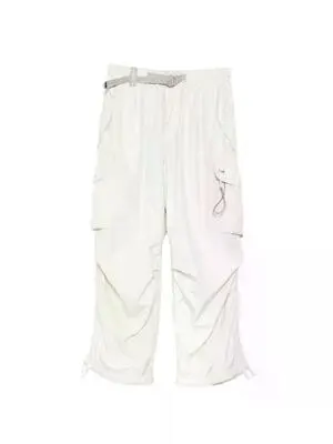 AND WANDER Oversized Cargo Pants - Neutrals