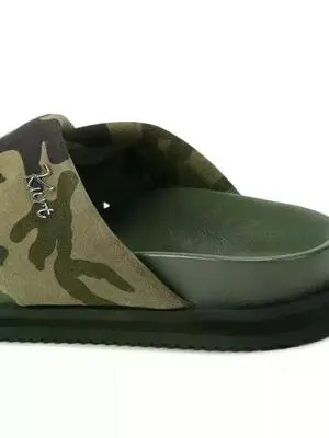 Kurt Geiger Baron Camouflage Sandals - Green