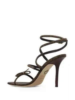 Dsquared2 Classic Check Bow Detail Sandals