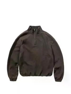 REPRESENT Initial Quarter-zip Sweatshirt - Brown