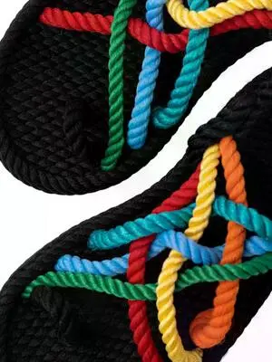 BOHONOMAD Interwoven Rope Sandals