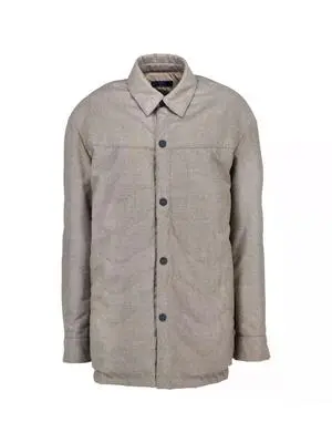 Kiton Logo Patch Coat - Neutrals
