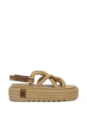 BOHONOMAD Rope-detailed Platform Espadrilles - Neutrals