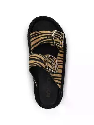 BOHONOMAD Sydney Zebra-print Espadrilles