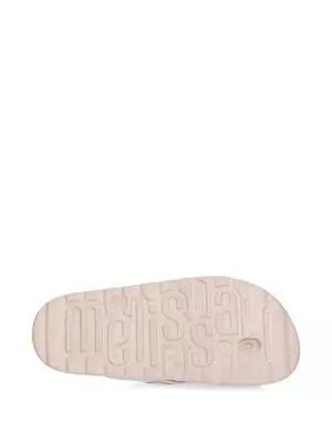 Melissa Crossover Slides With Embossed Logo