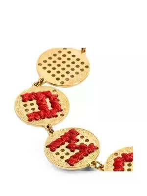 L'EIGHT STUDIO Embroidered Medallion Bracelet