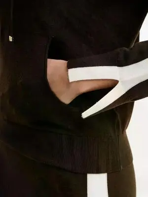 From Future Drawstring Hoodie With Side Stripe Detail