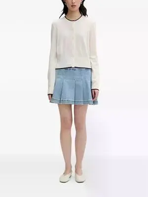 From Future Contrast Trim Cardigan