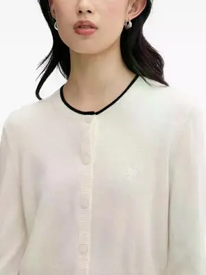 From Future Contrast Trim Cardigan