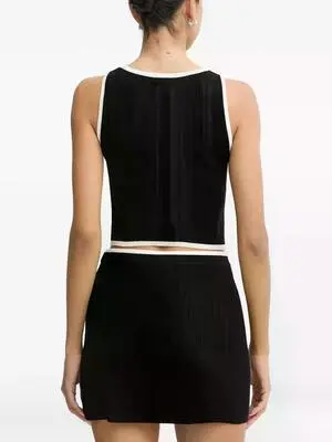From Future Contrast Trim Top