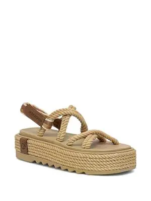 BOHONOMAD Tahiti Rope-detail Platform Espadrilles