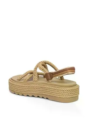 BOHONOMAD Tahiti Rope-detail Platform Espadrilles