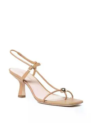 LOEFFLER RANDALL Triana Ball Detail Sandals - Neutrals