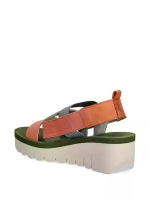 Fly London Multi-strap Wedge Sandals