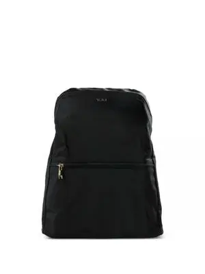 Tumi Logo Plaque Zip-fastening Backpack - Black