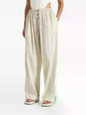 Maniere De Voir Raw Edge Hem Pants For Women