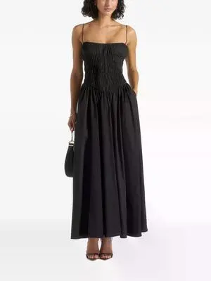 Smocked Bodice Maxi Dress