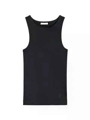 BY MALENE BIRGER Logo Embroidered Tank Top - Black
