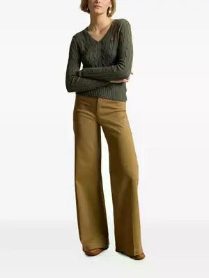 Polo Ralph Lauren Cable-knit V-neck Sweater