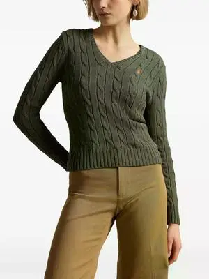 Polo Ralph Lauren Cable-knit V-neck Sweater