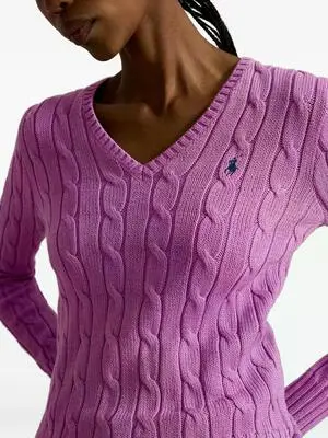 Polo Ralph Lauren Cable-knit V-neck Sweater