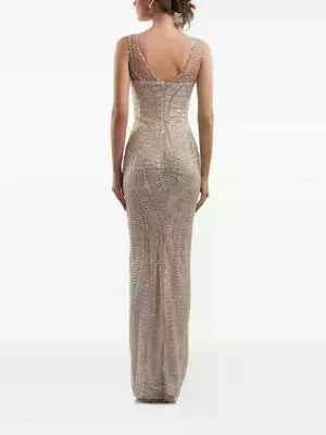 IMROSKA Embellished Maxi Dress