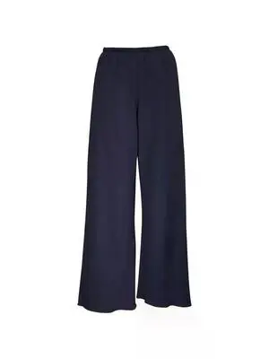 PETER COHEN Pull-on Wide Leg Trousers - Blue