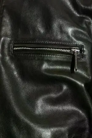 Dsquared2 Leather Zip-fastening Jacket