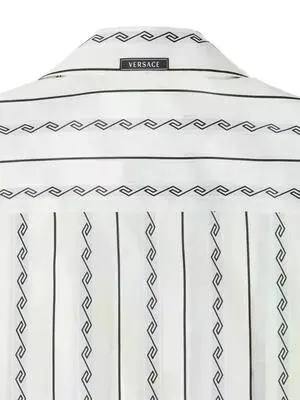 Versace Greca Print Short-sleeved Shirt