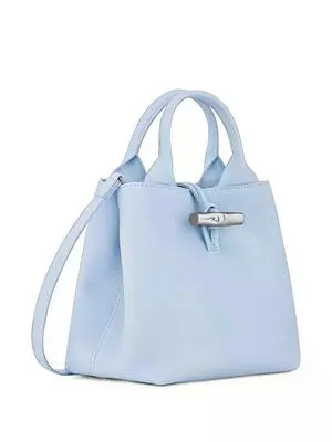 Longchamp Le Roseau Toggle Tote Bag - Blue