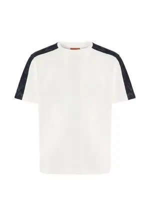 Missoni Zigzag-panel T-shirt - White