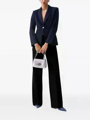 Liu Jo Creased Palazzo Pants - Black