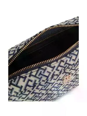 Tommy Hilfiger Monogram Logo Plaque Shoulder Bag