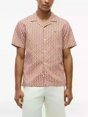 Tommy Hilfiger Geometric-print Short-sleeve Shirt