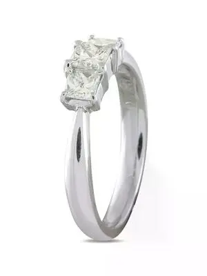 LB EXCLUSIVE Princess-cut Diamond Ring In Platinum - Silver