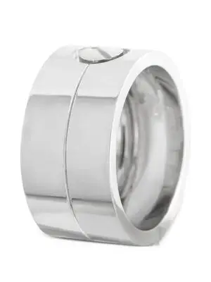Cartier 18k White Gold Love Screw Motif Ring