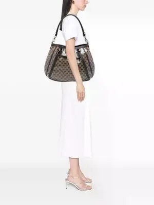 Gucci Abbey D Ring Convertible Tote Satchel - Neutrals